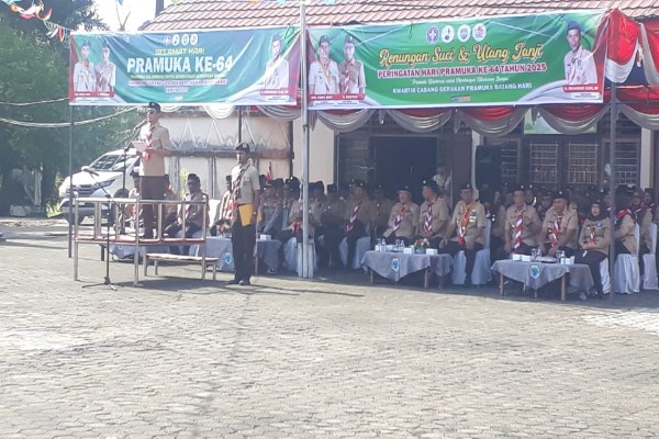 Peringatan Hari Pramuka 14 agustus 2025 di Bumi Perkemahanan Candika ...